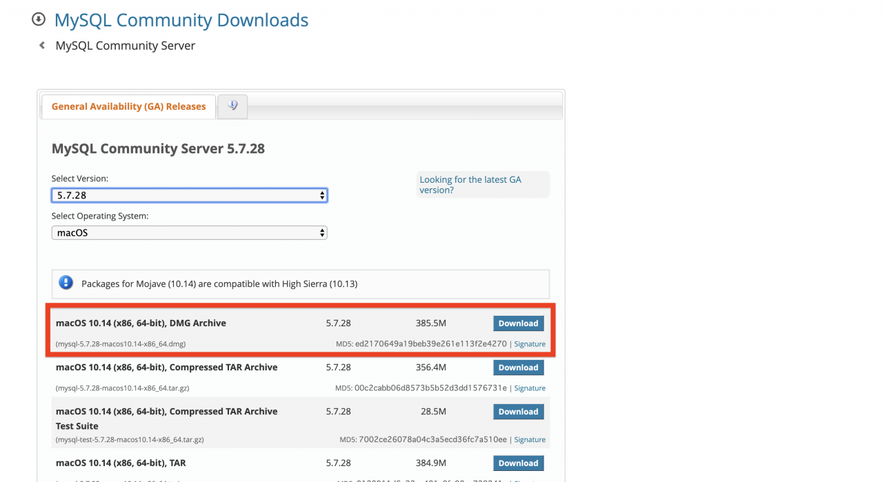 MySQL5.7のダウンロード・インストールする方法【画像付き】 | ポテパンスタイル
