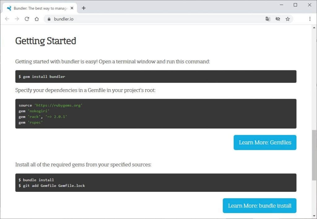 Rubyで開発するならbundlerは必須！機能と使い方を解説 | ポテパンスタイル