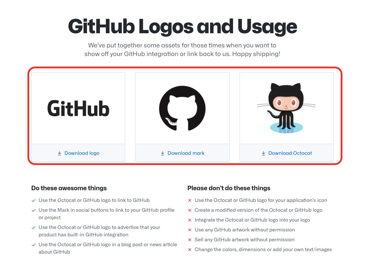 GitHubのアイコンを表示してみよう！公式とOctocatからの取得方法 | ポテパンスタイル