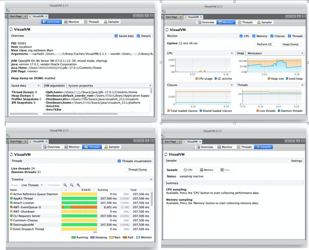 Java 標準プロファイラの VisualVM をつかってプロセスの分析をする | ポテパンスタイル